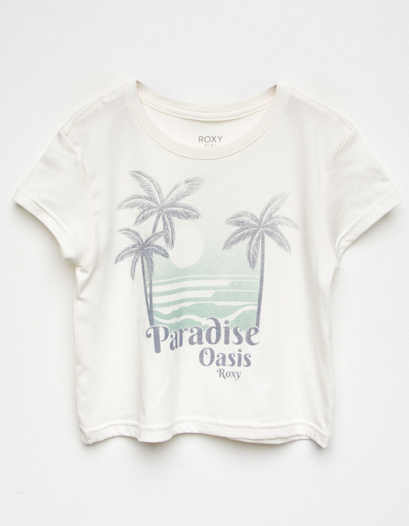 ROXY Happy Palms Girls Tee - WHITE | Tillys