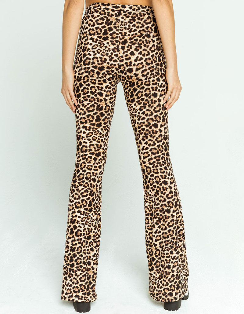 Sky And Sparrow Leopard Womens Flare Pants Leopard Tillys