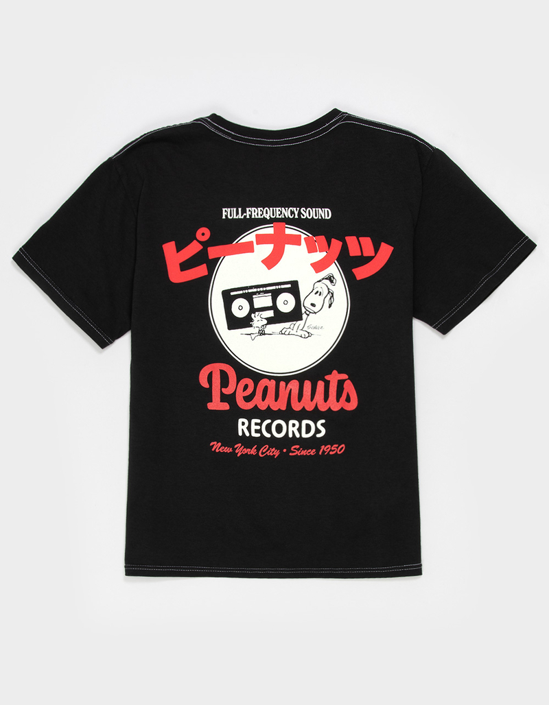 PEANUTS Records Boys Tee - BLACK - S | Tillys