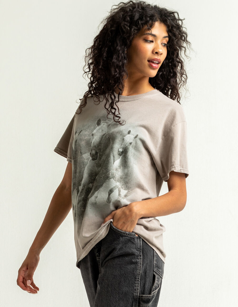 FULL TILT Horse Womens Boyfriend Tee - TAN - XL | Tillys
