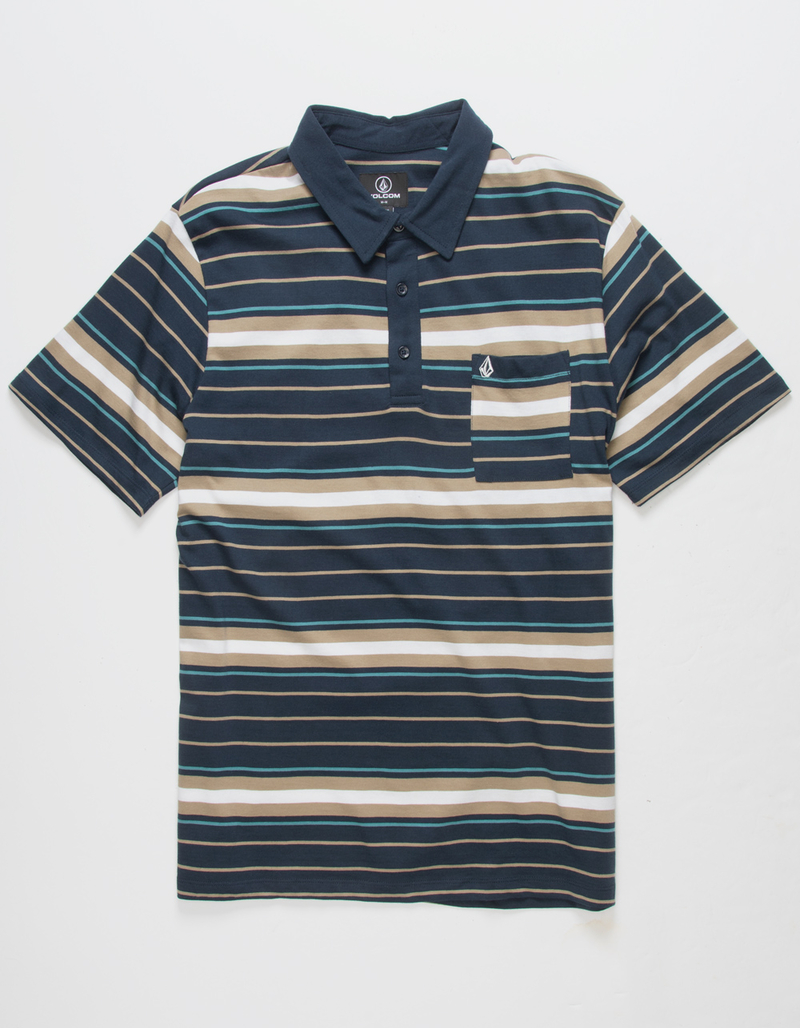 VOLCOM Fliedly Mens Polo Shirt - NAVY | Tillys