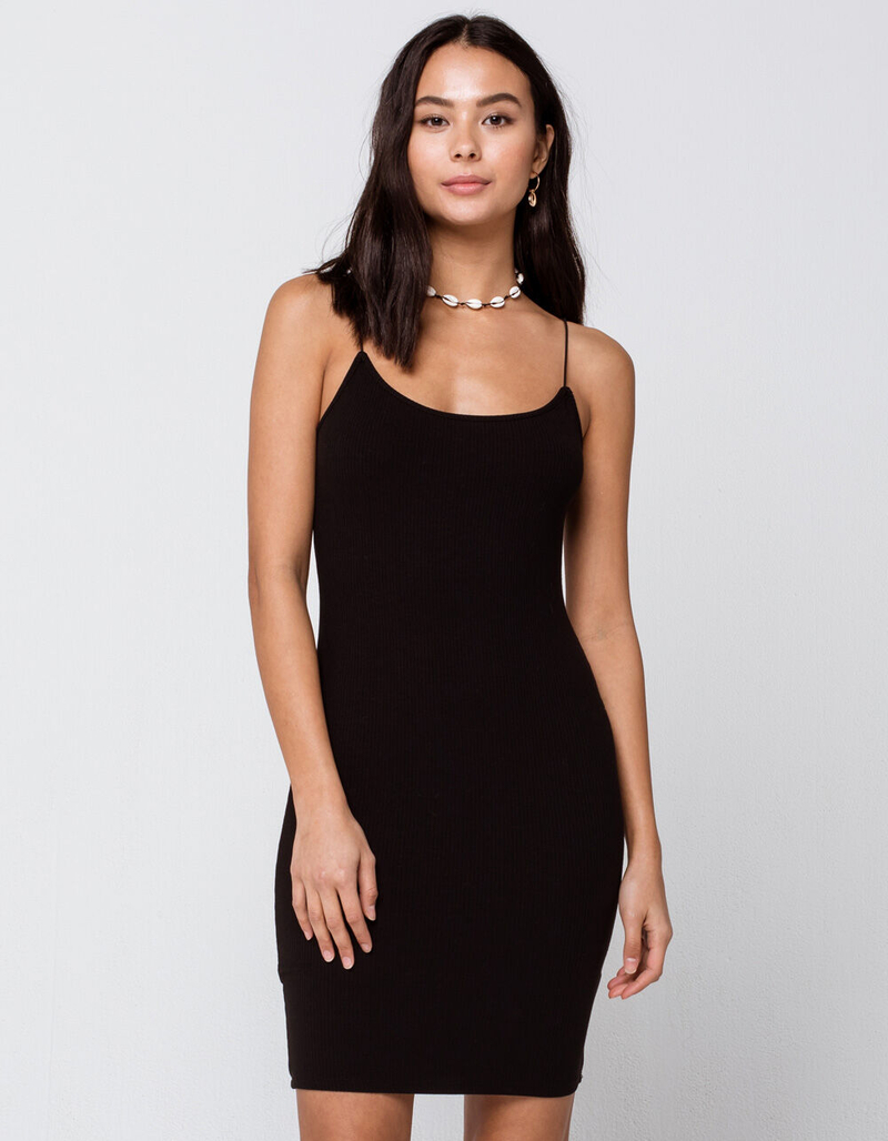 HEART & HIPS Tank Bodycon Dress - BLACK | Tillys