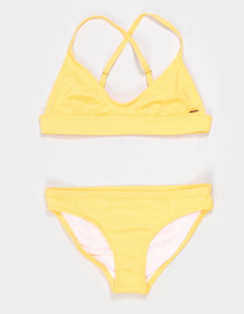 RIP CURL Peachy Triangle Top Girls Bikini Set