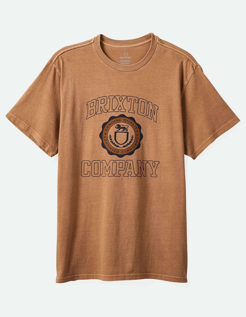 BRIXTON University Mens Tee - BROWN | Tillys