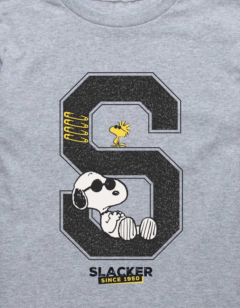 PEANUTS Snoopy Slacker Unisex Kids Tee - HEATHER GRAY | Tillys