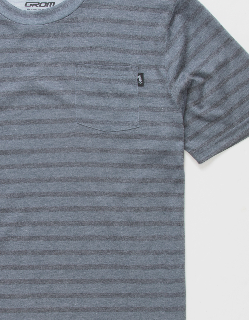 GROM Pierre Boys Pocket Tee - BLACK - L | Tillys