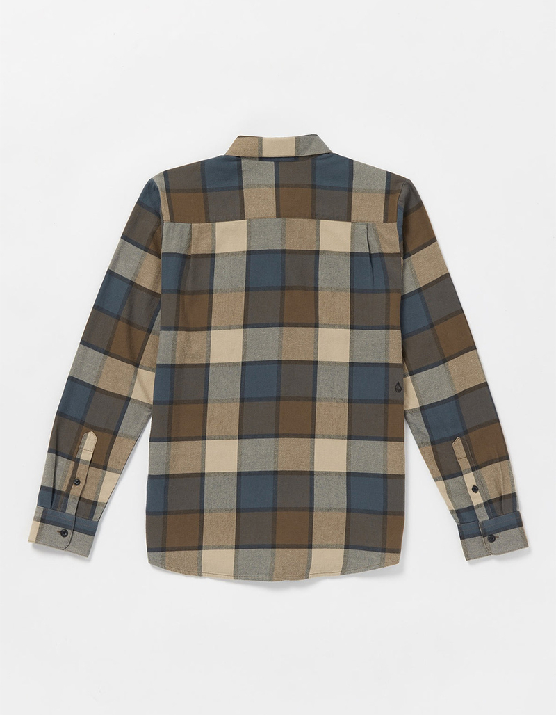 VOLCOM Caden Mens Flannel - MUD - XXL | Tillys