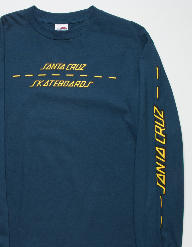 SANTA CRUZ Street Stripe Mens T-Shirt - NAVY - S | Tillys