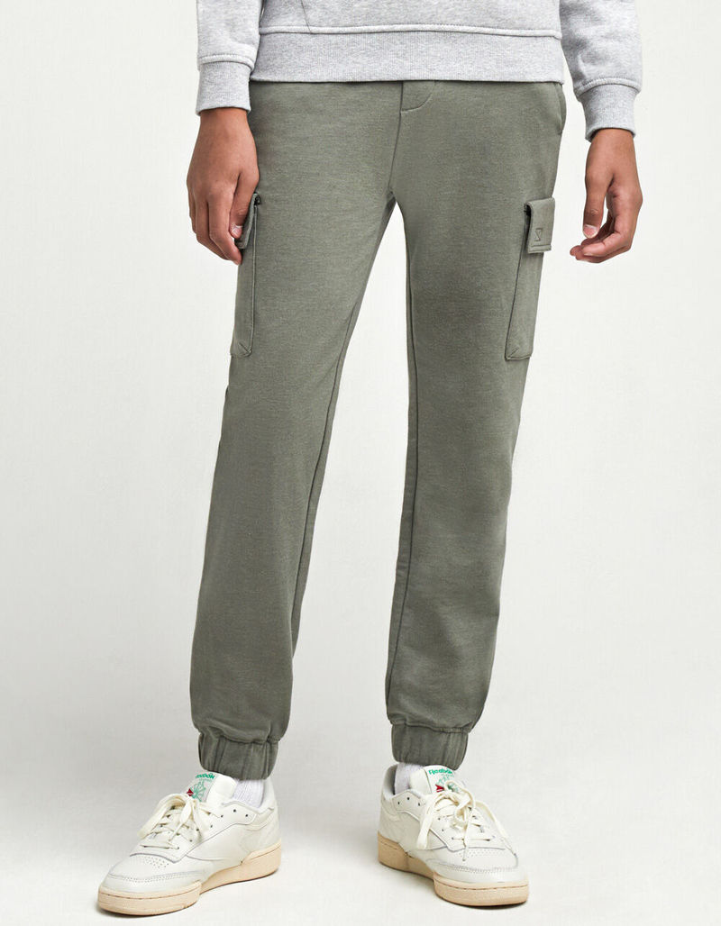 RSQ Boys Agave Cargo Fleece Joggers - AGAVE - XL | Tillys
