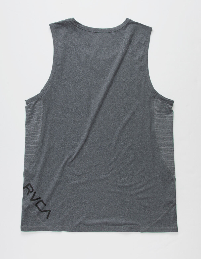 RVCA Sport Vent Mens Black Tank - CHARCOAL - L | Tillys