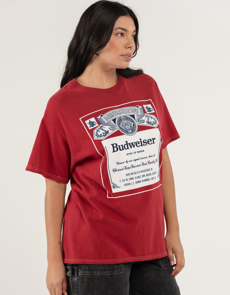 BUDWEISER Womens Oversized Tee - RED | Tillys