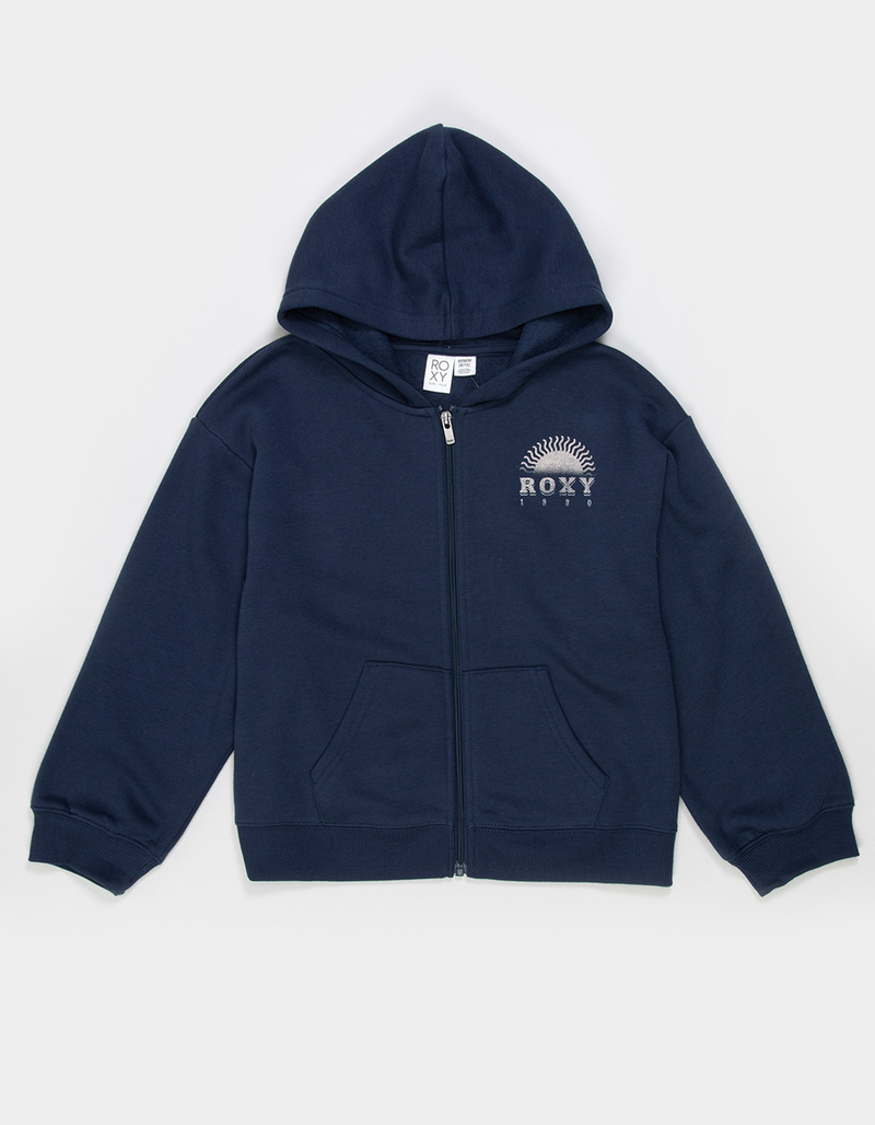 ROXY Sunshine Girls Zip-Up Hoodie - NAVY | Tillys