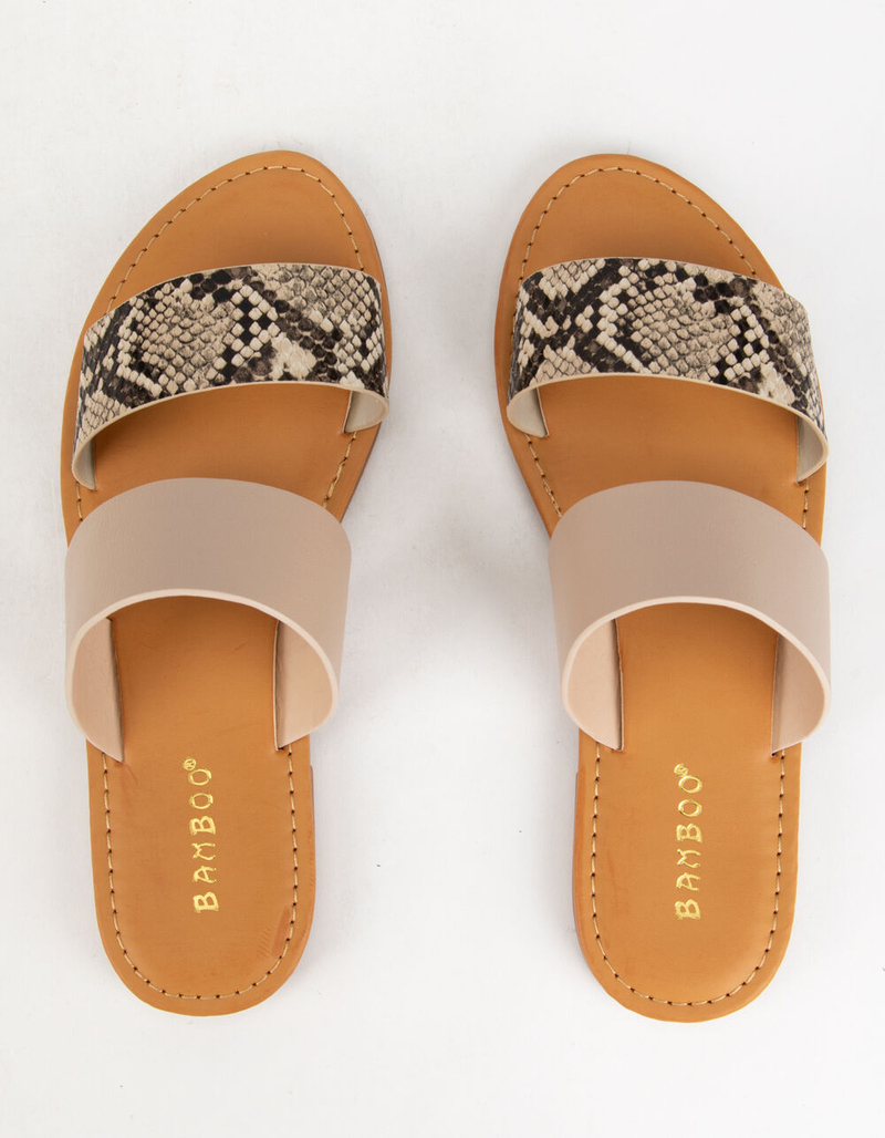 BAMBOO Double Strap Womens Snake Sandals - SNAKE - 11 | Tillys