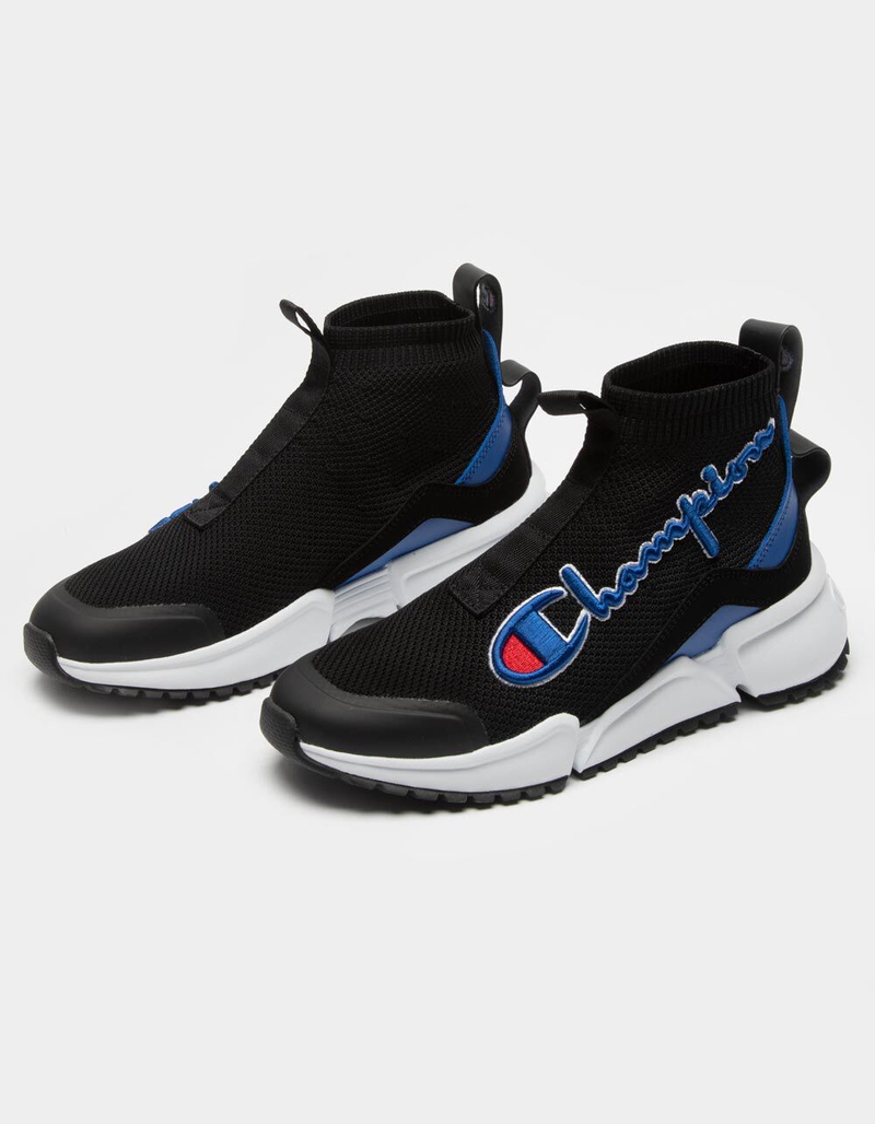 CHAMPION Rally Future Mid Boys Shoes - BLACK COMBO - 3.5 | Tillys