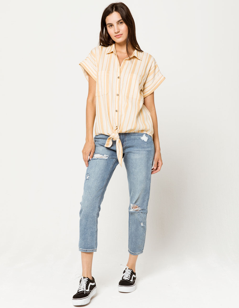 RIP CURL Island Time Womens Shirt - YELLOW COMBO | Tillys