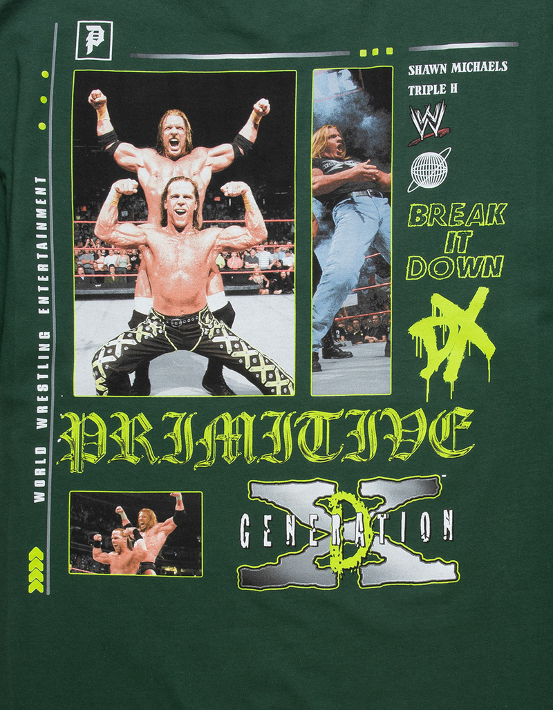 PRIMITIVE x WWE DX Mens Tee - FOREST - XL | Tillys