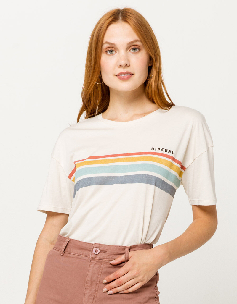 RIP CURL Stripes Womens Tee - IVORY | Tillys