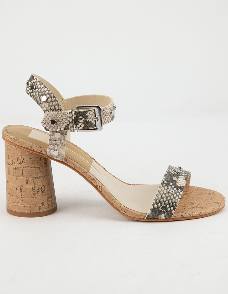 DOLCE Vita Jadyn Snake Print Stella Womens Heeled Sandals - SNAKE PRINT ...