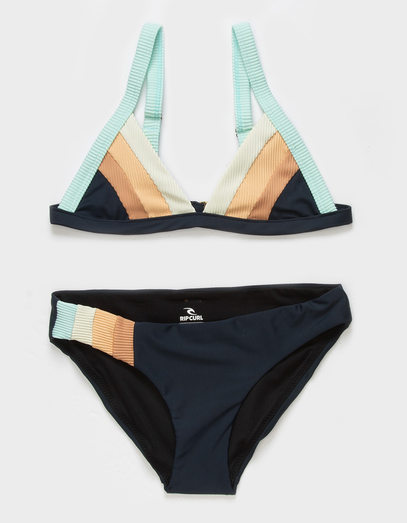 RIP CURL Block Party Girls Bikini Set - NAVY COMBO - 12 | Tillys