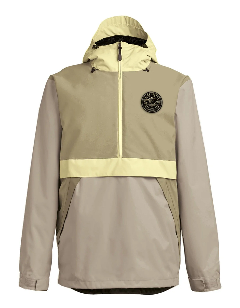 AIRBLASTER Max Trenchover Mens Snow Jacket - Cream/Multi | Tillys