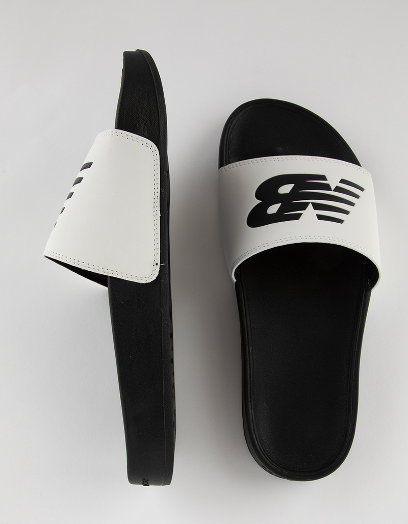 NEW BALANCE 200 Mens Slide Sandals - WHT/BLK | Tillys
