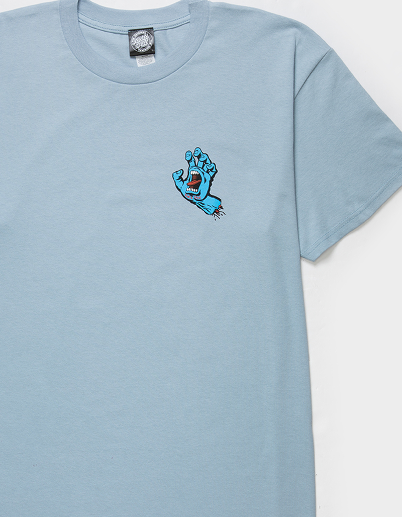 SANTA CRUZ Screaming Hand Mens Tee - LIGHT BLUE | Tillys