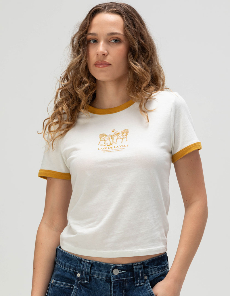 VANS De La Vans Womens Ringer Tee - YELLOW COMBO | Tillys
