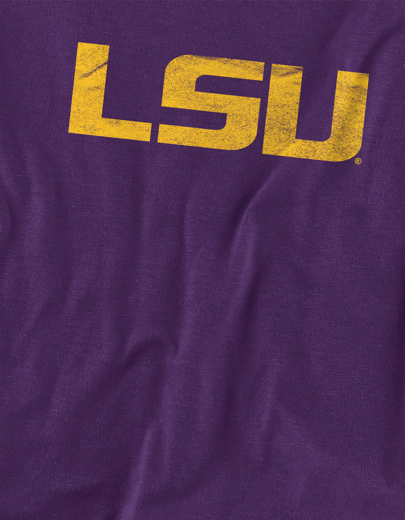 LOUISIANA STATE UNIVERSITY Distressed Logo Boys Tee - PURPLE - S | Tillys
