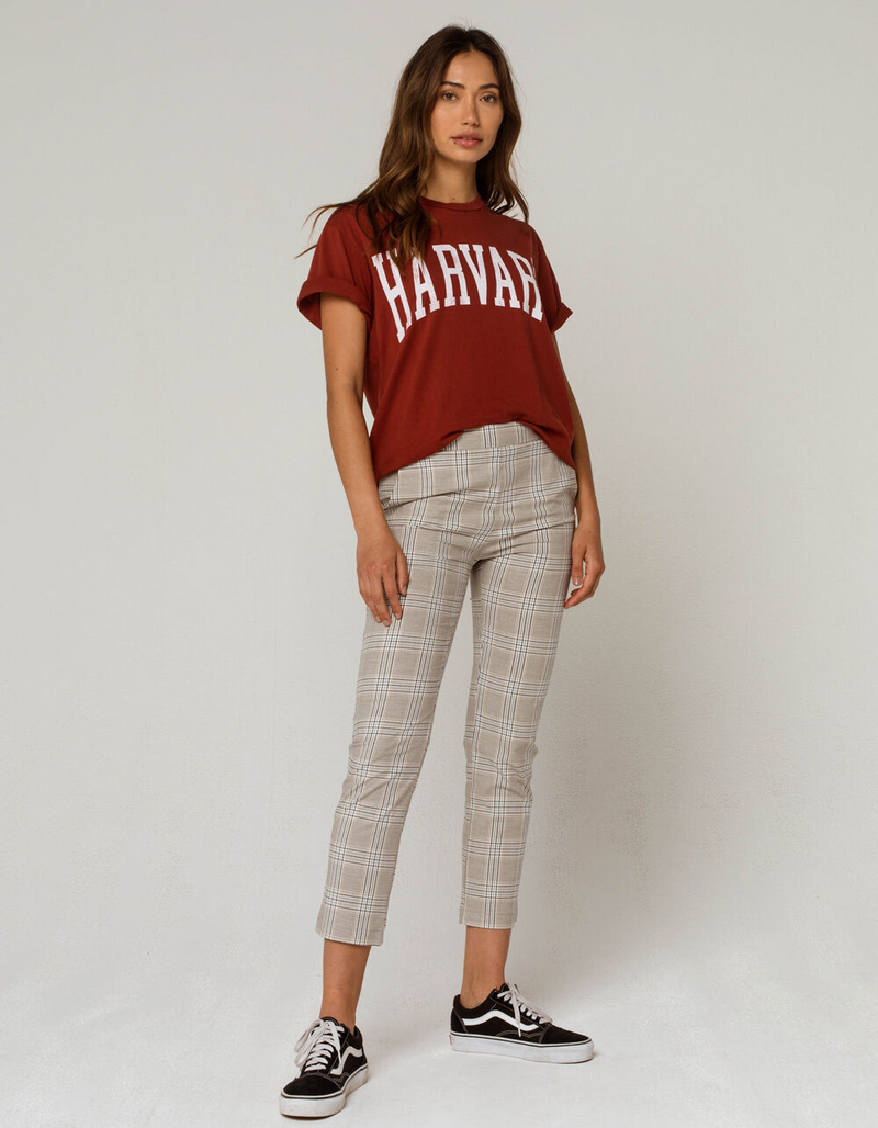 THE ORIGINAL RETRO BRAND Harvard University Womens Boyfriend Tee - RED ...