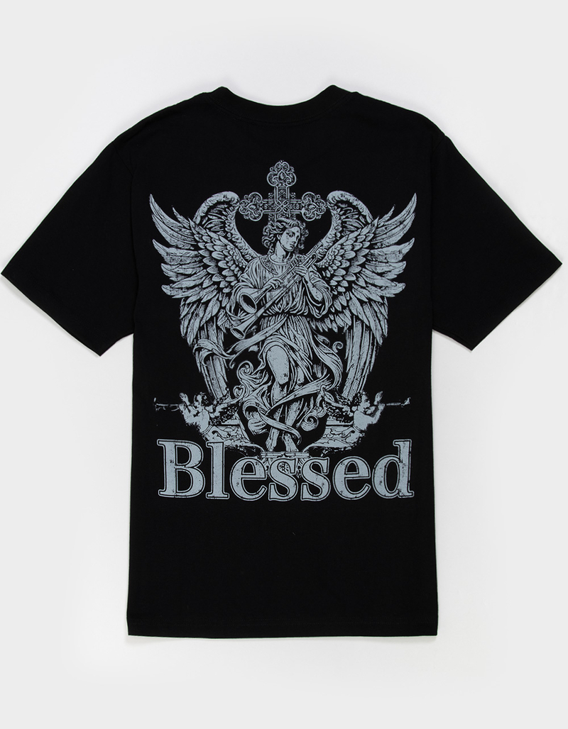 LA FAMILIA Blessed Mens Boxy Tee - BLACK | Tillys