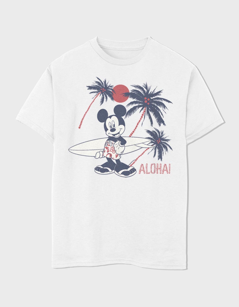 DISNEY Mickey Mouse Aloha Unisex Kids Tee - WHITE - M | Tillys