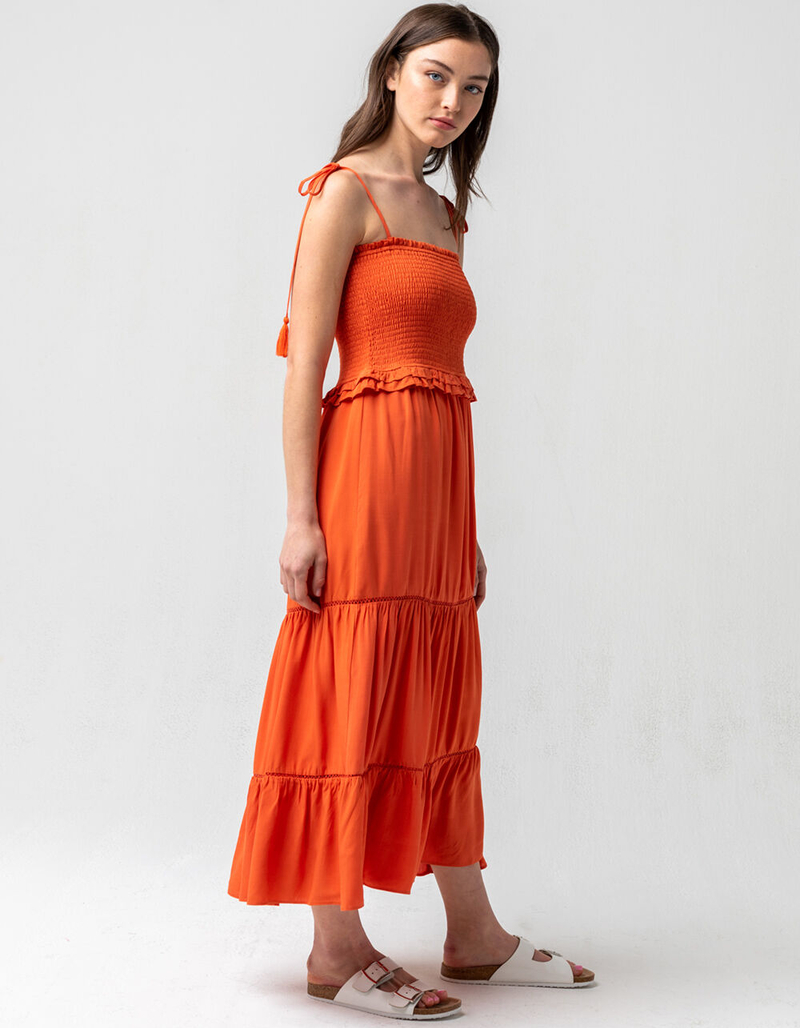 LOST + WANDER Brightside Maxi Dress - ORANGE | Tillys