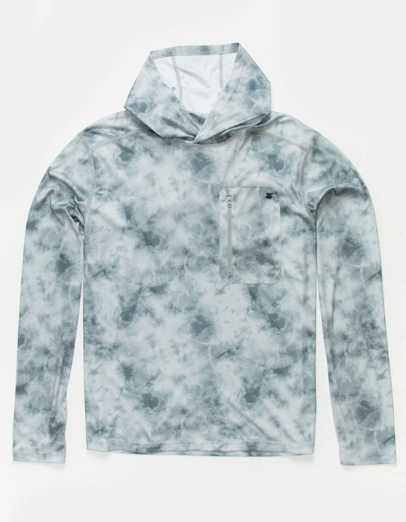 JETTY Skiff Mens Gray Hooded Rash Guard - GRAY - XL | Tillys