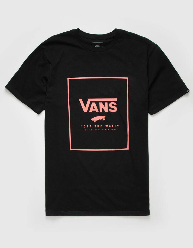 VANS Print Box Mens Black T-Shirt - BLACK - XL | Tillys