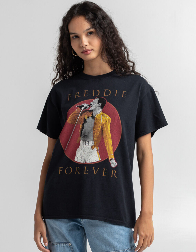 FREDDIE MERCURY Freddie Forever Womens Oversized Tee - BLACK - S | Tillys