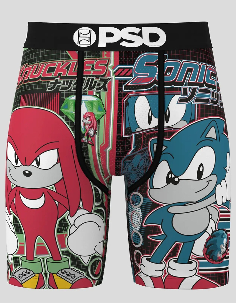 PSD Sonic Vs. Knuckles Mens Boxer Briefs - MULTI - S | Tillys