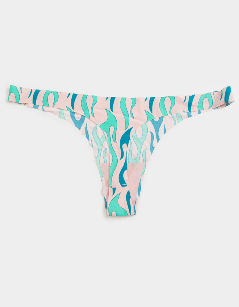 Sky And Sparrow Flamin Hot Lasercut Thong Pink Combo S Tillys