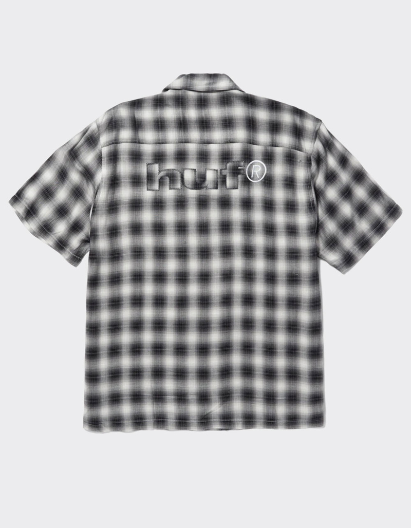 HUF Ombre Mens Button Up Shirt - BLACK - XL | Tillys