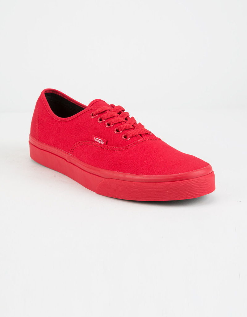 VANS Authentic True Red & Black Shoes - RED - M5 / W6.5 | Tillys