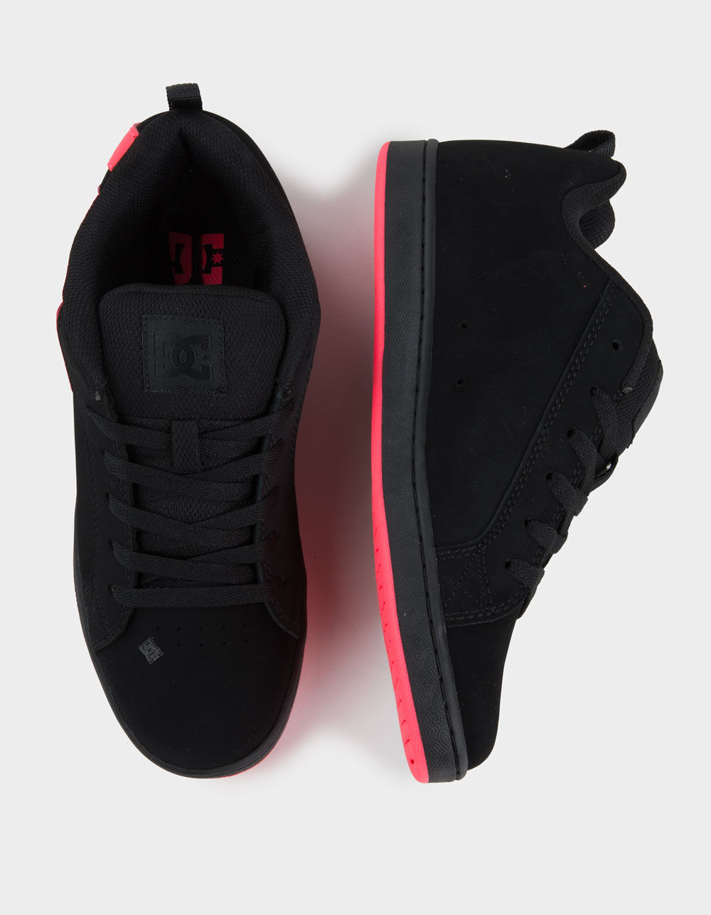 DC SHOES Court Graffik Womens Shoes - BLACK/HOT PINK | Tillys