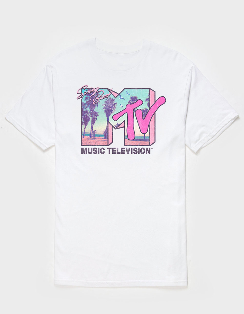 MTV Sunset Logo Unisex Tee - WHITE | Tillys