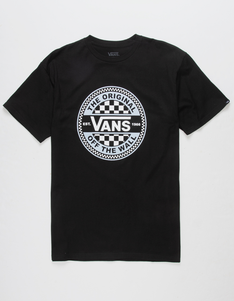 VANS Circle Checker Mens Tee - BLACK | Tillys