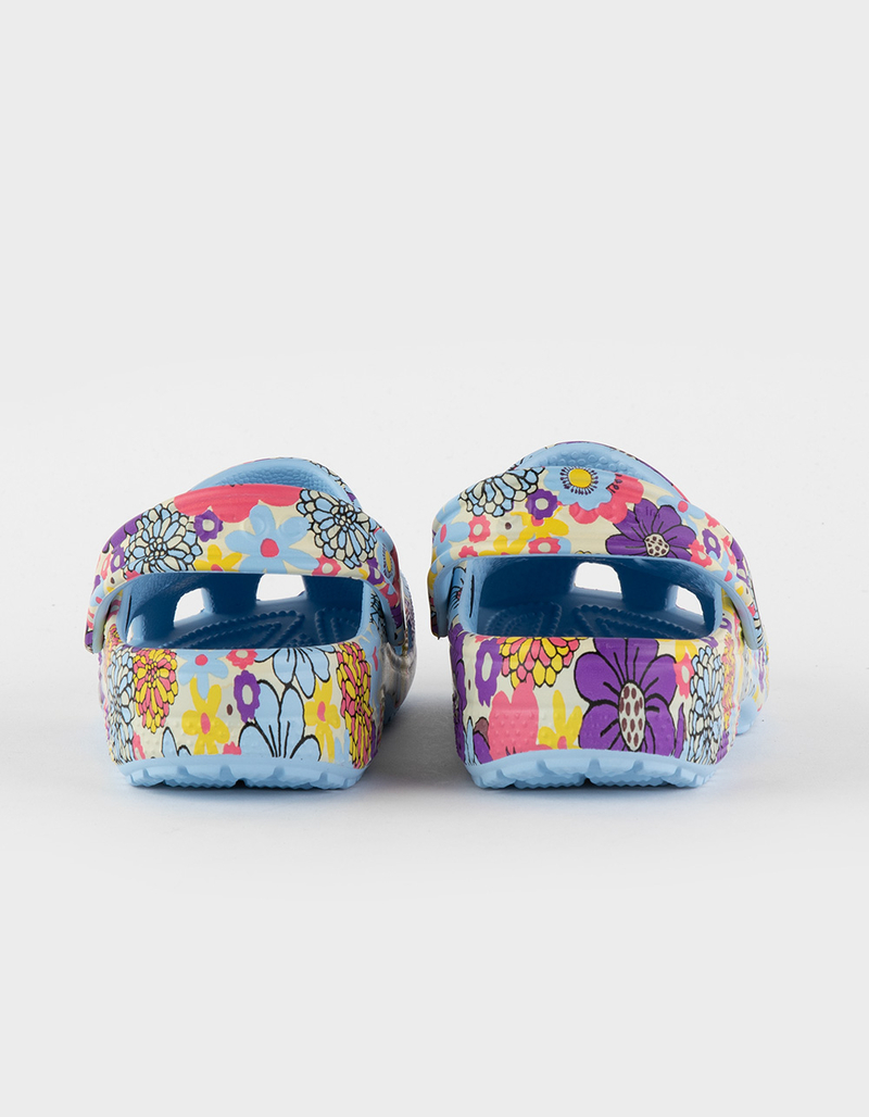 CROCS Classic Retro Floral Girls Clogs - MULTI - 2 | Tillys