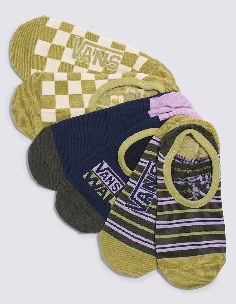 VANS 3-Pack Logan Stripe Canoodle Womens Socks - OLIVE COMBO - ONE SIZE ...