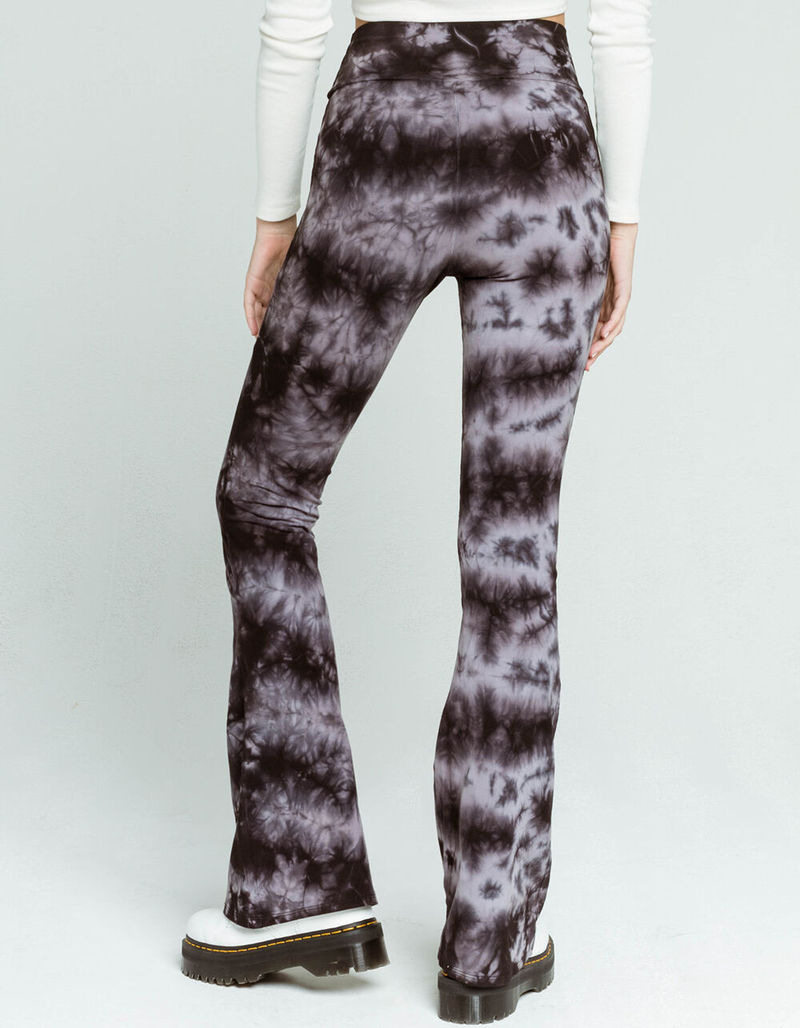 Sky And Sparrow Tie Dye Womens Flare Pants Blkgr Tillys