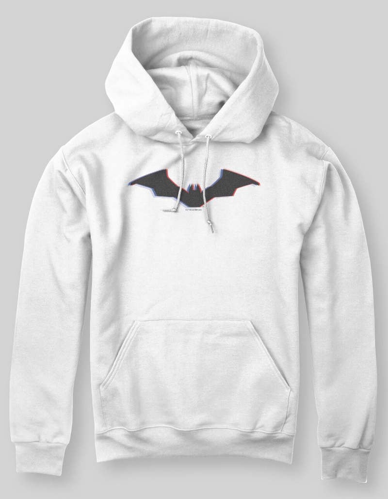 THE BATMAN Glitch Batman Unisex Hoodie - WHITE | Tillys