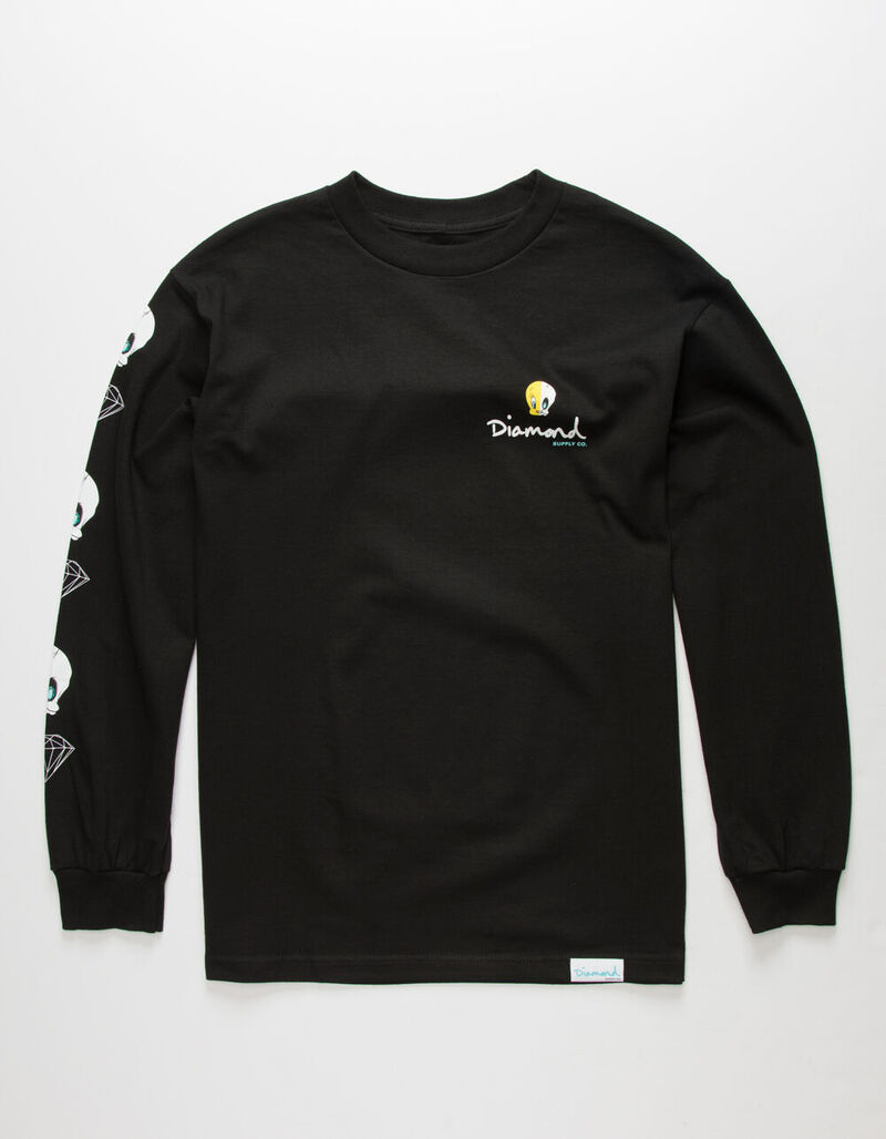DIAMOND SUPPLY CO. x Looney Tunes X-Ray Tweety Mens T-Shirt - BLACK ...