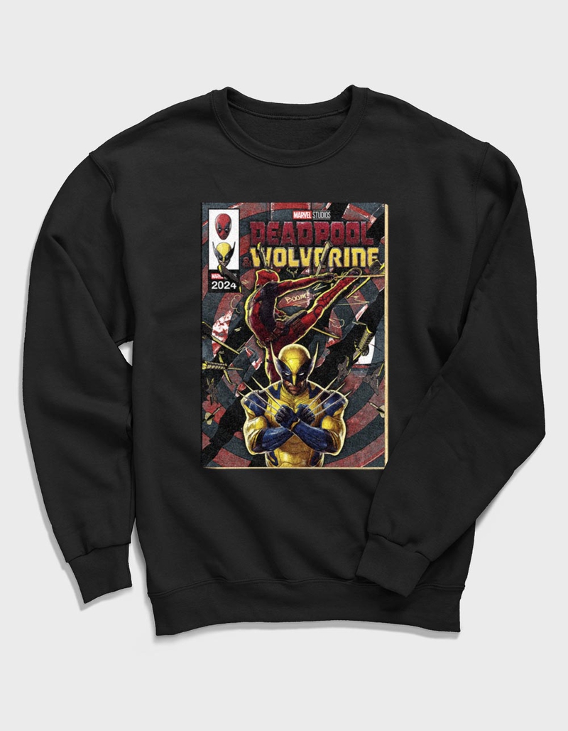 DEADPOOL & WOLVERINE Comic Cover Explosion Unisex Crewneck Sweatshirt ...