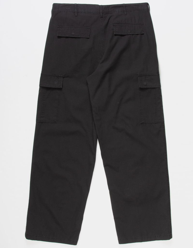 RSQ Mens Loose Cargo Ripstop Pants - WASHED BLACK - 36x32 | Tillys
