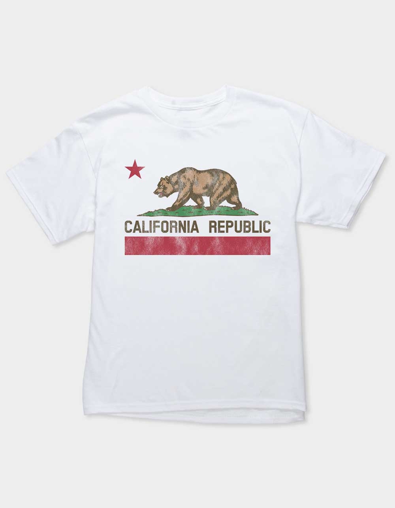 CALIFORNIA Bear Flag Unisex Kids Tee - WHITE - M | Tillys